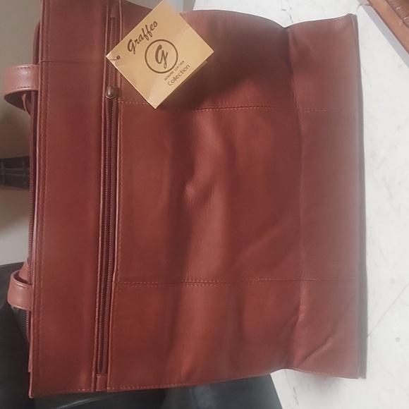 Graffeo | Bags | New Graffeo Genuine Leather Tote Bag | Poshmark